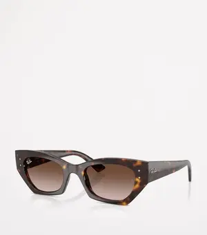 Ray-ban Zena Cat Eye Sunglasses - Brown