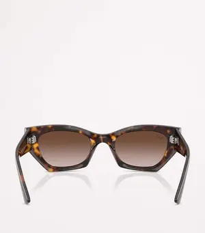Ray-ban Zena Cat Eye Sunglasses - Brown