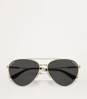 JIMMY CHOO Aviator Sunglasses