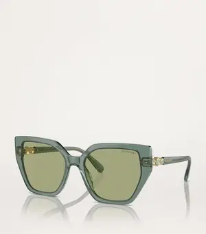SWAROVSKI Sk6016 Sunglasses - Green