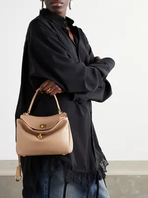 Balenciaga Rodeo Mini Leather Tote - Neutrals