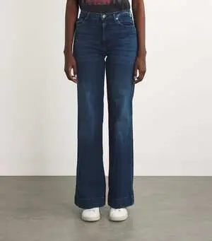 7 For All Mankind Modern Dojo Soho Flared Jeans - Blue