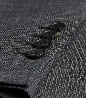 Sandro Wool Suit Jacket - Black