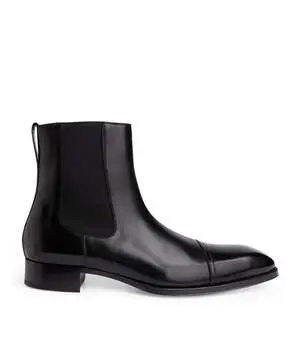 TOM FORD Patent Leather Chelsea Boots
