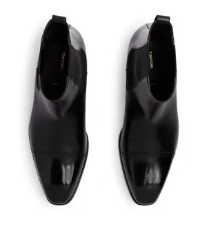 TOM FORD Patent Leather Chelsea Boots