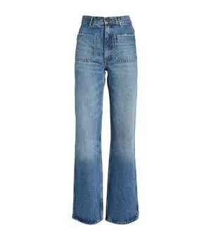 Sandro High-rise Flared Jeans
