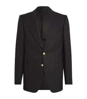 TOM FORD Wool-mohair Blazer - Black