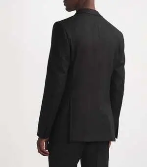 TOM FORD Wool-mohair Blazer - Black