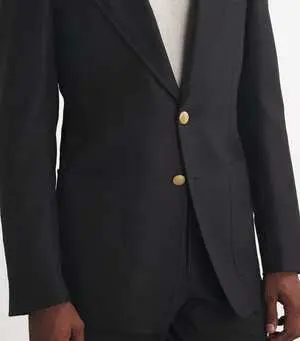 TOM FORD Wool-mohair Blazer - Black