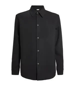 Sandro Long-sleeve Press-stud Shirt - Black