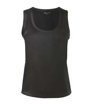 Maje Maje Stretch-Silk Tank Top Black