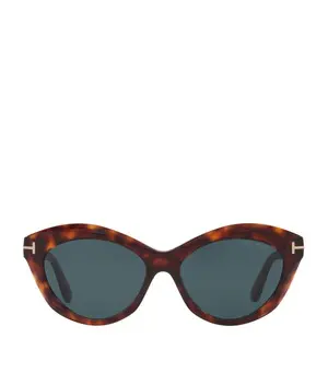 TOM FORD Acetate Toni Sunglasses - Red