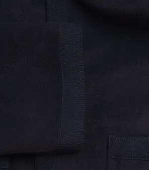 Maje Wool-blend Double-faced Jacket With Tie Detail - Blue