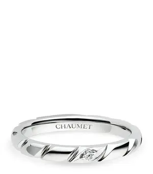 CHAUMET Platinum And Diamond Band - Silver
