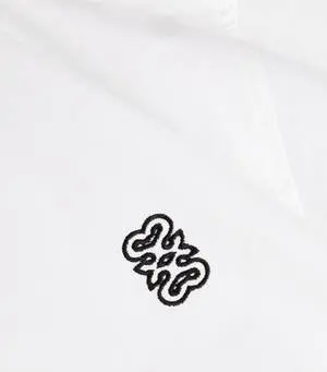 Sandro Cotton Logo Cropped Shirt