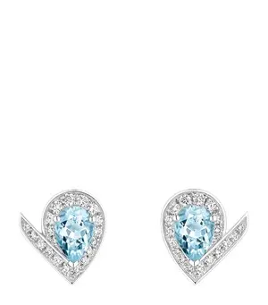 CHAUMET Joséphine Aigrette Stud Earrings - Silver