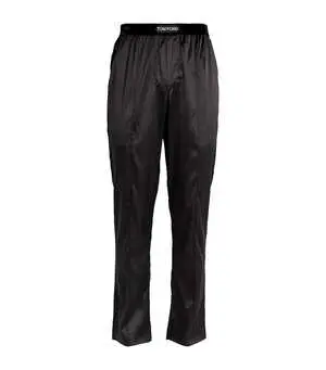 TOM FORD Stretch Silk Pyjama Bottoms - Black