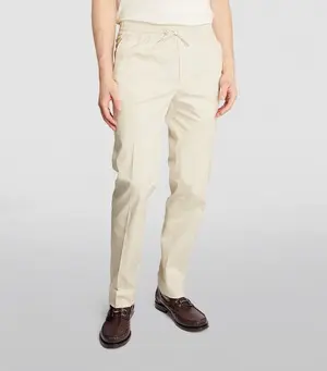 Sandro Drawstring Trousers - Beige