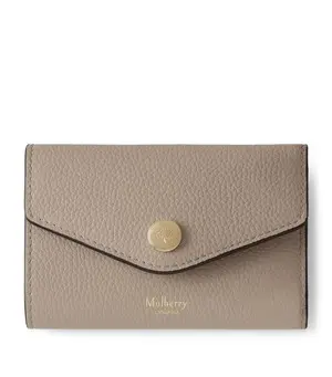 Mulberry Leather Folded Wallet - Neutral