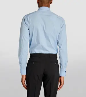 Sandro Cotton-blend Point-collar Shirt