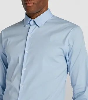 Sandro Cotton-blend Point-collar Shirt