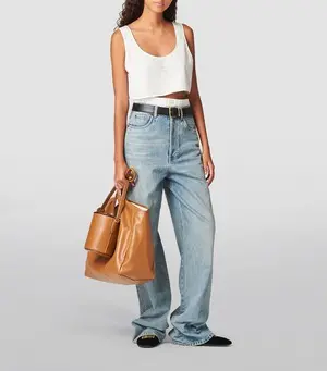 Miu Miu Straight-leg Jeans - Turquoise
