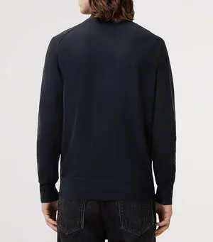 ALLSAINTS Kilburn Quarter-zip Wool-blend Sweater