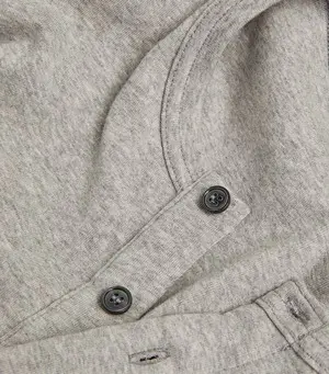TOM FORD Cotton-blend Lounge Henley Top - Grey