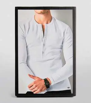 TOM FORD Cotton-blend Lounge Henley Top - Grey