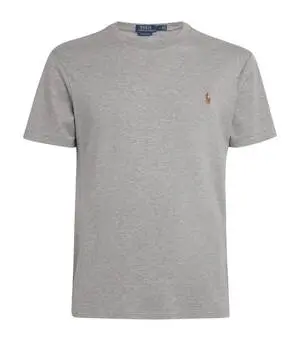 Polo Ralph Lauren Pima Cotton Polo Pony T-shirt - Grey