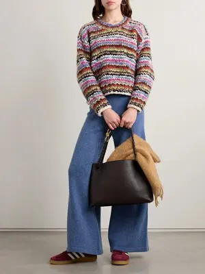 Suzie Kondi Jooshi' Striped Cashmere Sweater