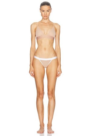 NEGATIVE UNDERWEAR Sieve Triangle Bra - Buff