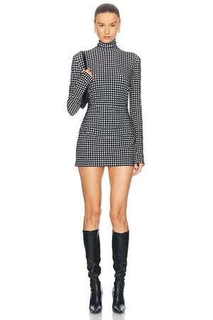 Norma Kamali Long Sleeve Turtleneck Pickleball Dress