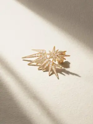 OLE LYNGGAARD COPENHAGEN Funky Shooting Stars 18-karat Diamond Single Earring - Gold