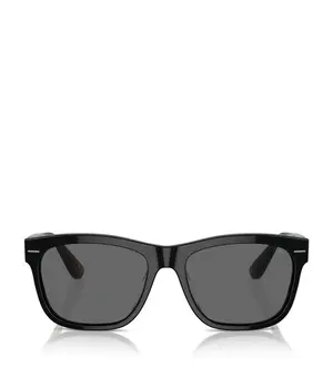 Brunello Cucinelli Acetate Wayfarer Sunglasses - Black