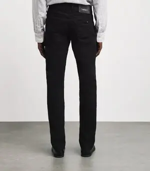 Jacob Cohen Limited Edition Nick Slim Jeans With Lizard-skin Patch