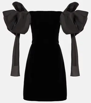 Carolina Herrera Off-shoulder Minidress - Black
