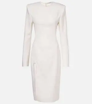 Stella McCartney Wool Midi Dress - White