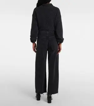 Citizens Of Humanity Ayla Cropped Wide-leg Jeans In Bronson
