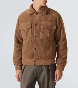 Giorgio Armani Wool And Cashmere Velvet Blouson