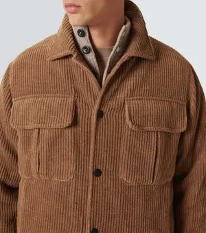 Giorgio Armani Wool And Cashmere Velvet Blouson