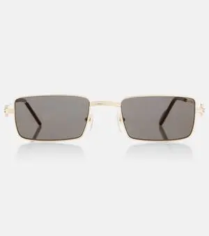 Cartier Premiere Rectangular Sunglasses - Gold