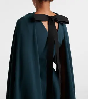 ROKSANDA Elina Midi Dress With Cape Detail