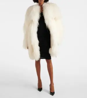 Attico Shearling Coat