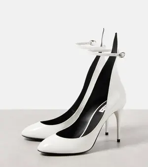 Alaïa Decollete 90 Patent Leather Pumps