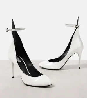 Alaïa Decollete 90 Patent Leather Pumps