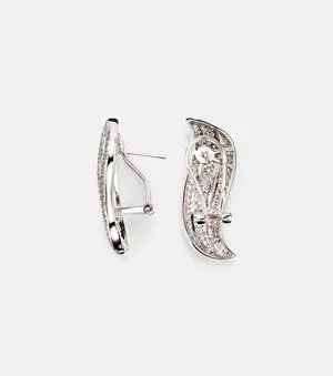 ANITA KO Celeste Small 18kt White Gold Diamond Earrings