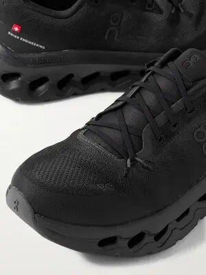 On Cloudtilt Recycled-knit Sneakers - Black