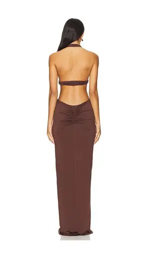 Nbd The Donyale Gown - Brown