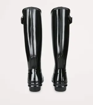 Hunter Original Tall Gloss Wellington Boots - Black